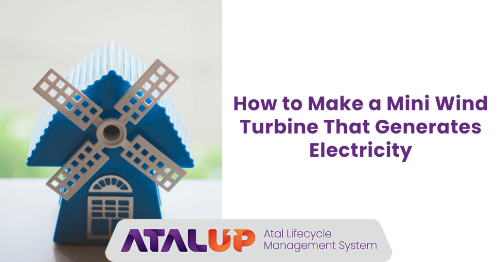 Mini Wind Turbine: 8-Step Easy Process